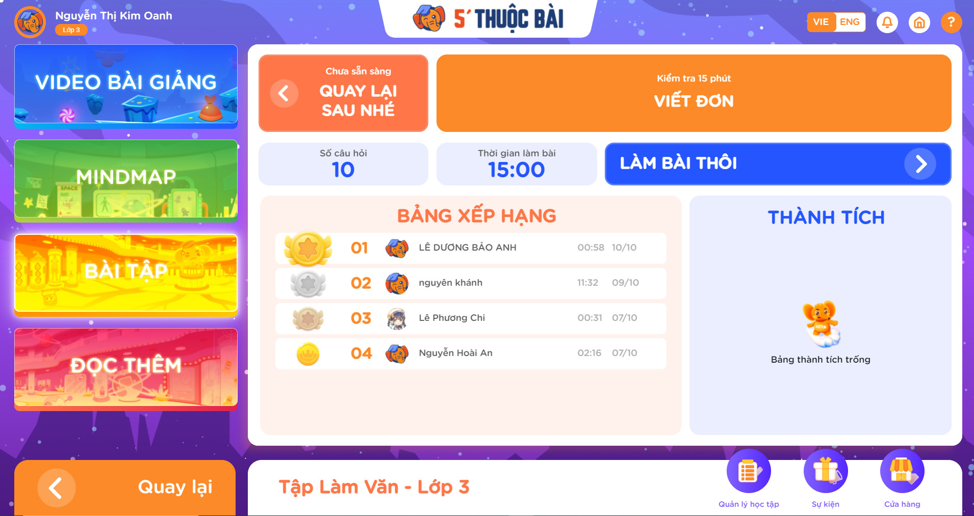 Trải nghiệm miễn phí app 5 phút thuộc bài|Siêu trí nhớ học đường Trải ...
